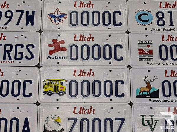 License Plate Roundup: Utah | RealTruck