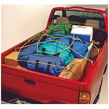 Keeper Zip Net Adjustable Truck Bed Cargo Net - Yellow & Black w/ 8 Zip ...