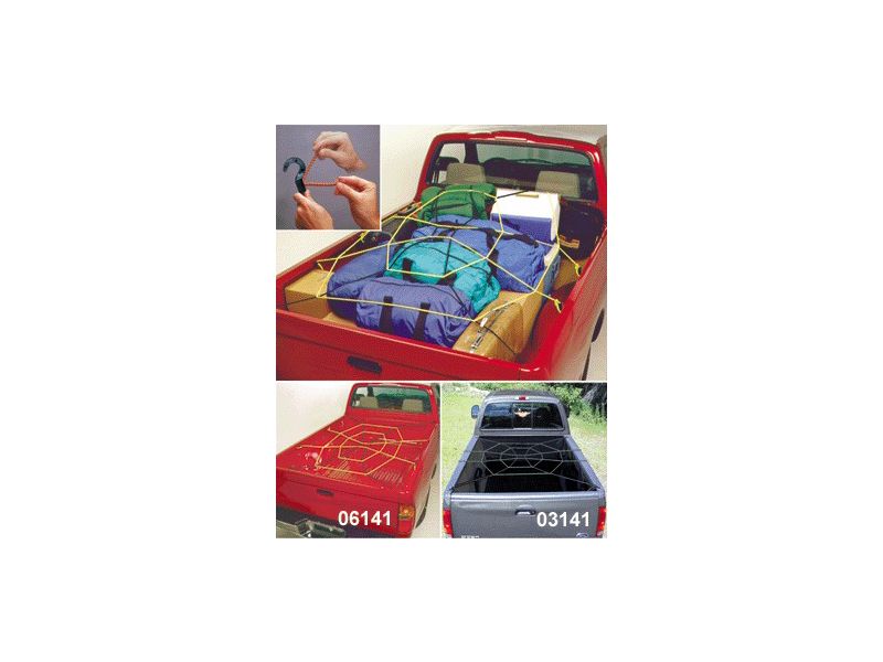 Keeper Zip Net Adjustable Truck Bed Cargo Net - Camo & Black w/ 8 Zip ...