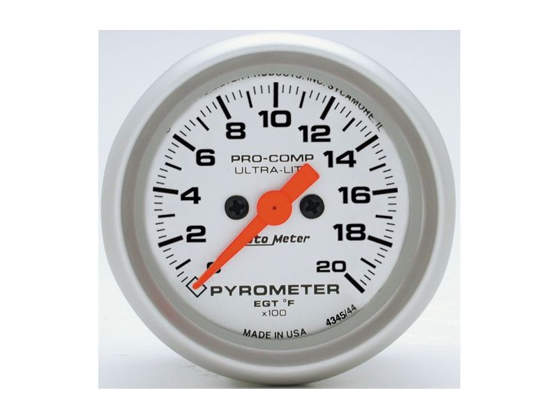 Autometer Ultra-Lite Series Full Sweep Electric Gauge 4345 | RealTruck