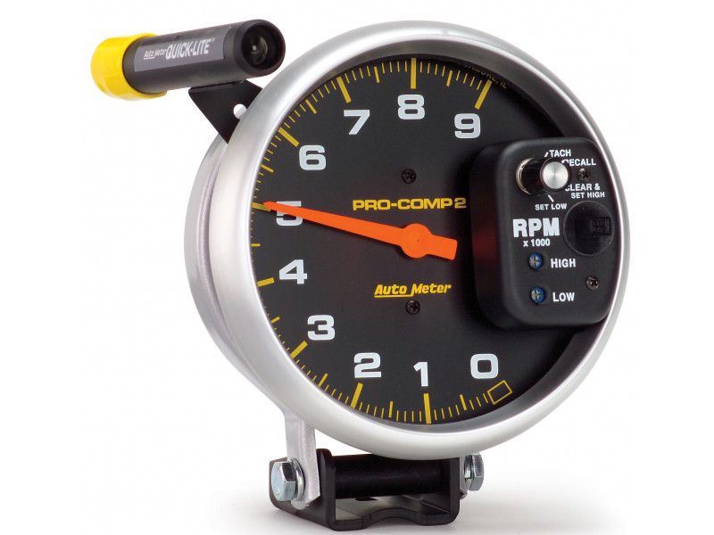 Autometer Pro-Comp Series Pedestal Mount Tachometer 6851 | RealTruck