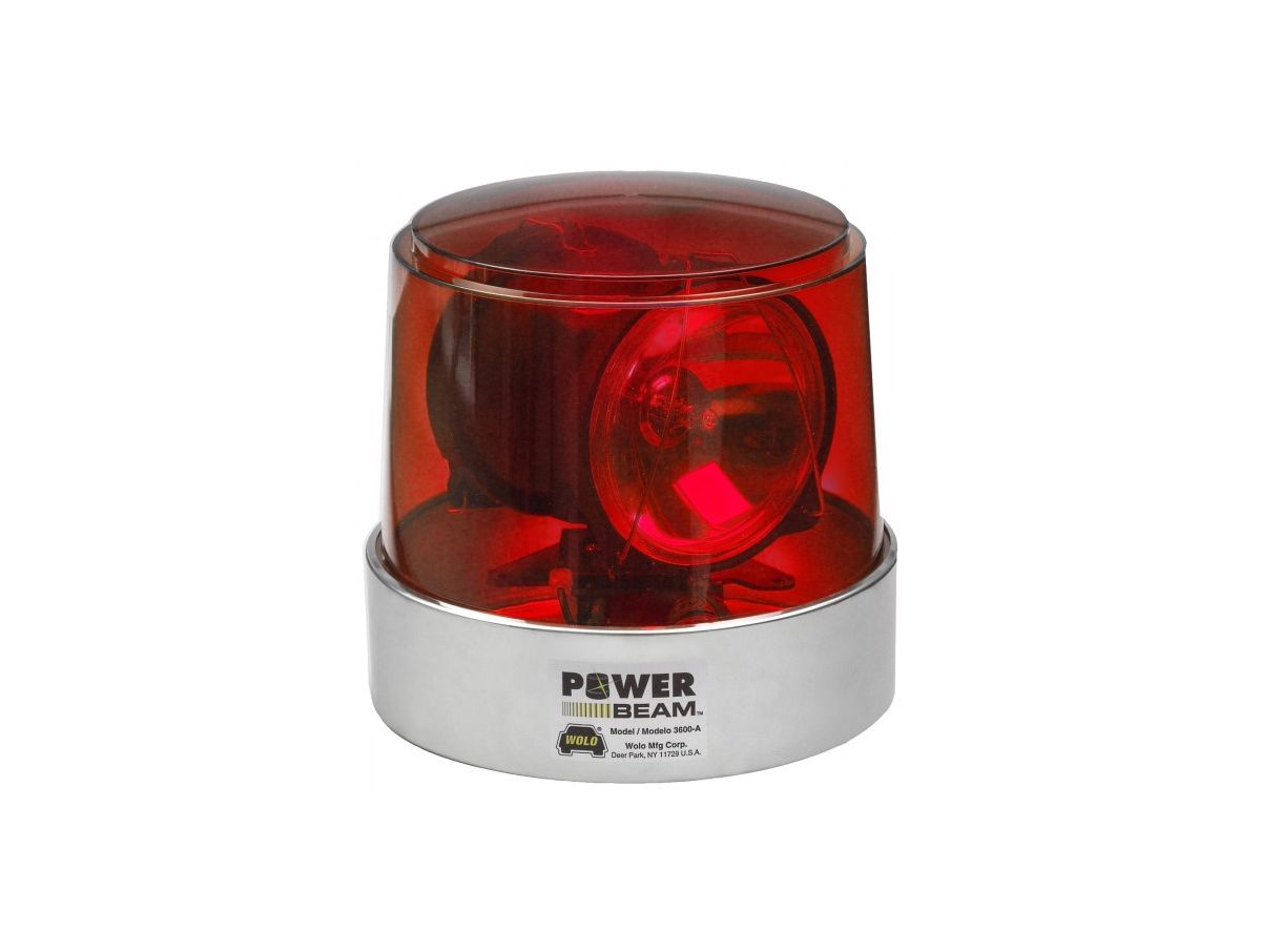 Wolo Power Beam Rotating Warning Light 3610-R | RealTruck