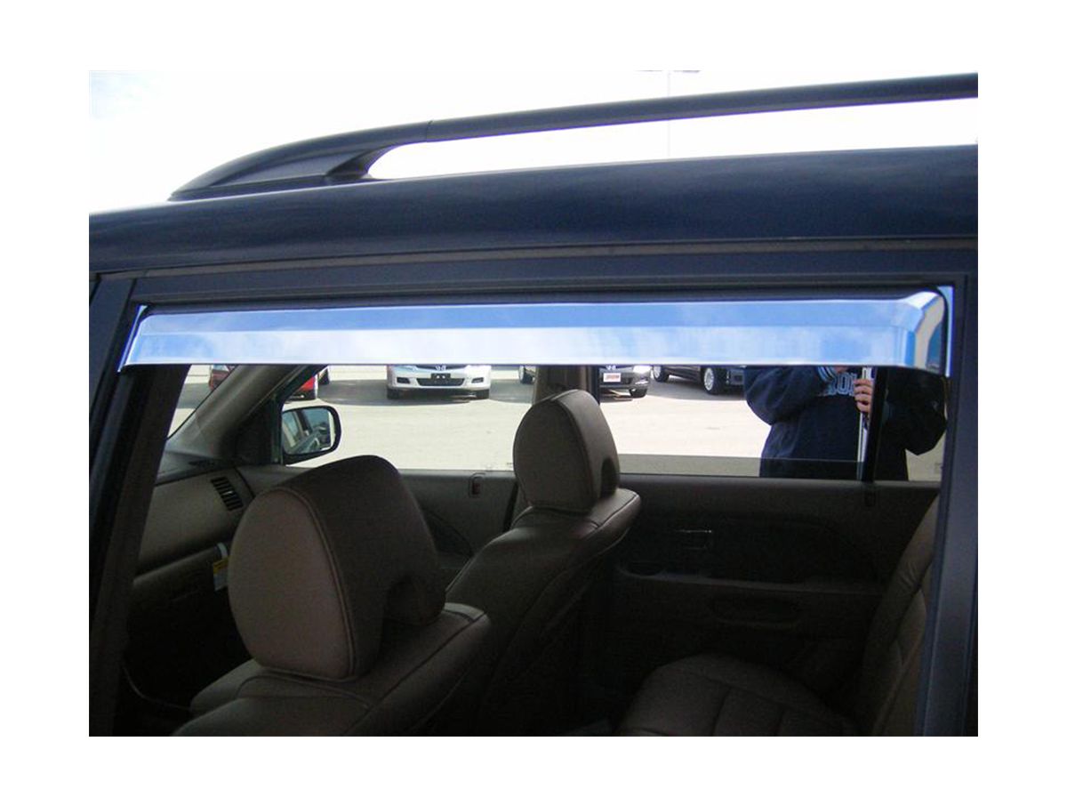 Putco Element In-Channel Chrome Vent Visors 480402 | RealTruck