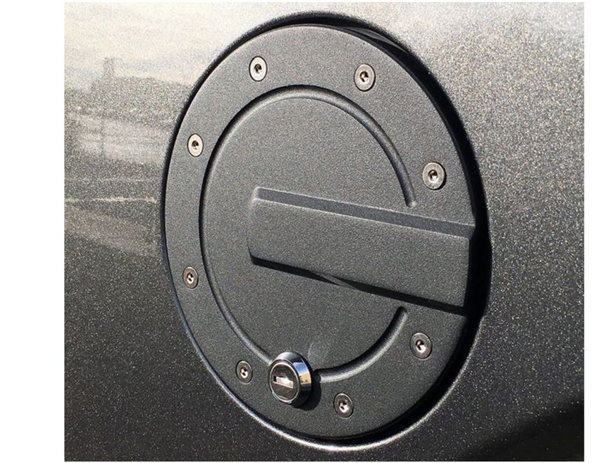 Ami Black Billet Aluminum Fuel Door 6152kl Realtruck
