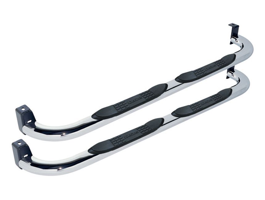 Dee Zee 4" Oval Stainless Steel Nerf Bars DZ372527 | RealTruck