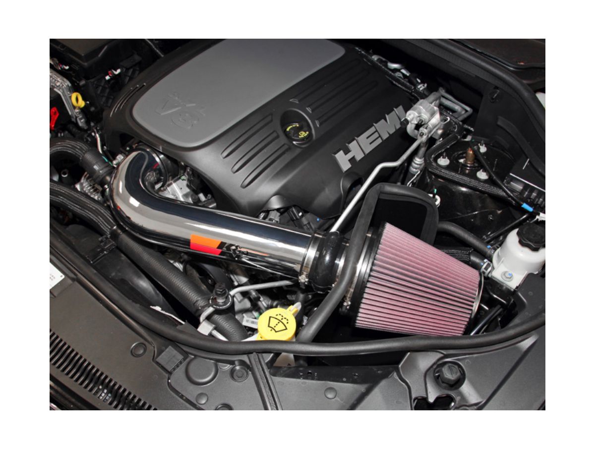 K&N 77 Series Textured Black Air Intake 77-1563KP | RealTruck