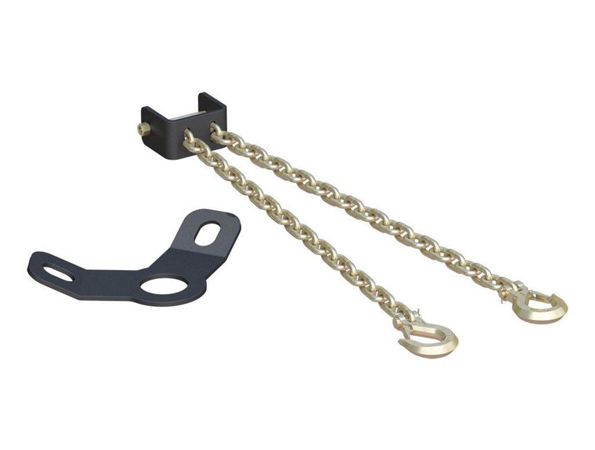 Curt CrossWing 5th Wheel Safety Chain Assembly with Gooseneck Anchor ...