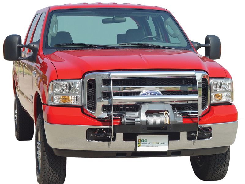 Go Industries Chrome Winch Grille Guard | RealTruck