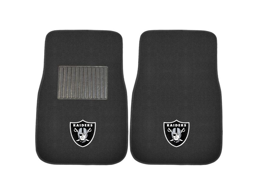 Oakland Raiders Carpet Floor Mats 10345 | RealTruck