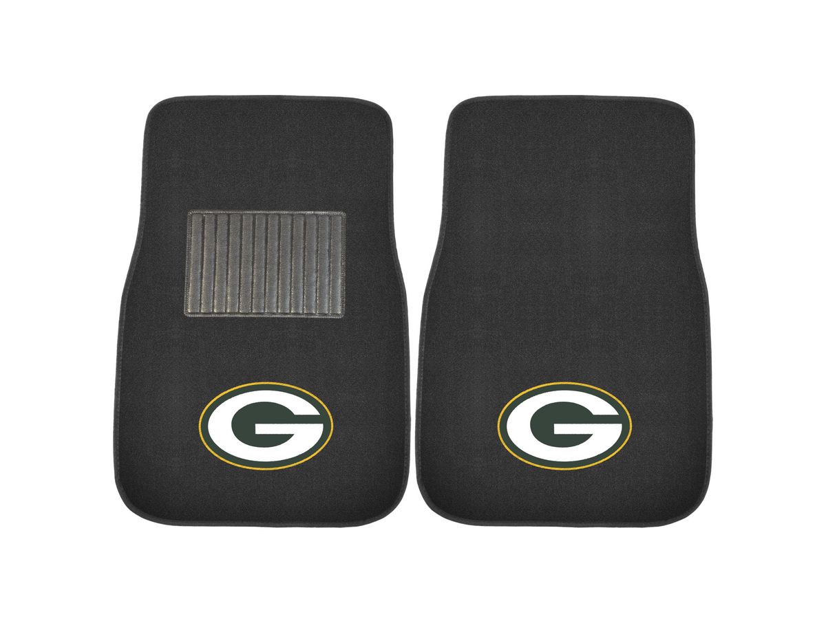Green Bay Packers Carpet Floor Mats 10744 | RealTruck