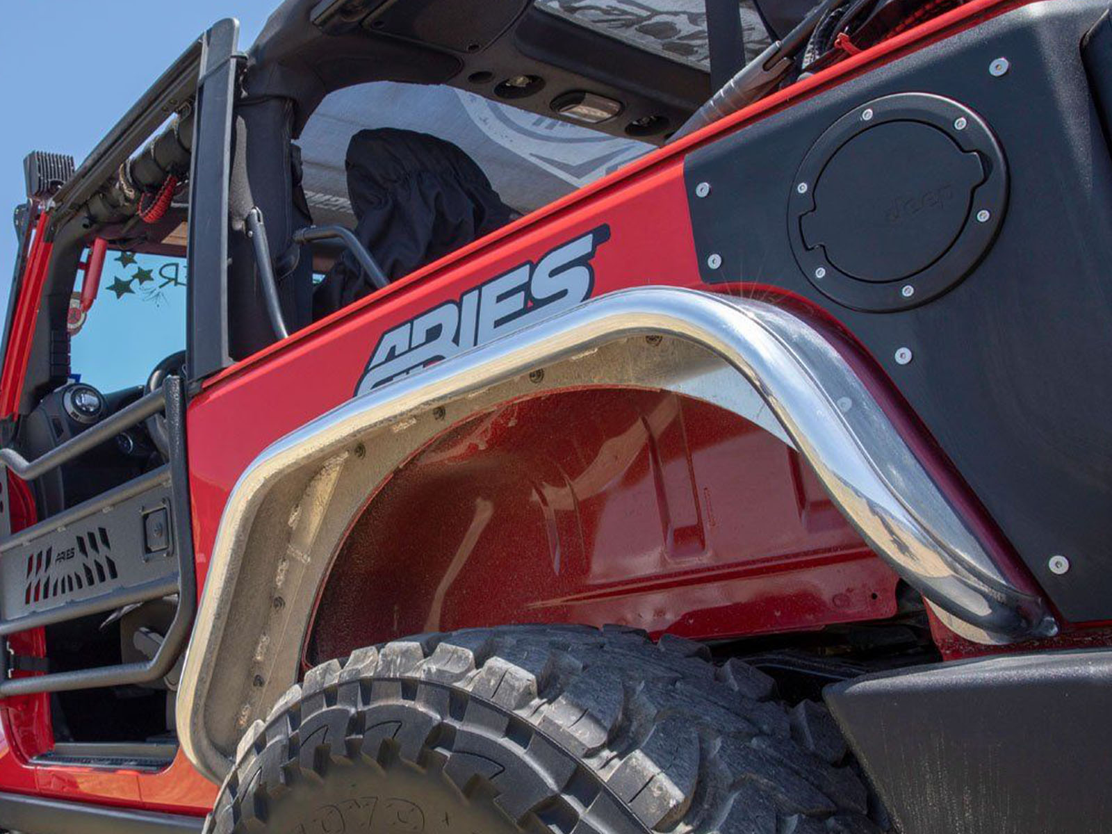 Aries Jeep Wrangler Aluminum Fender Flares 2500202 | RealTruck