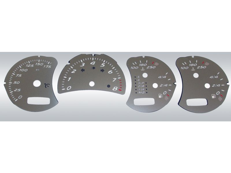US Speedo Stainless Steel Gauge Face Kit SSTAC00 | RealTruck