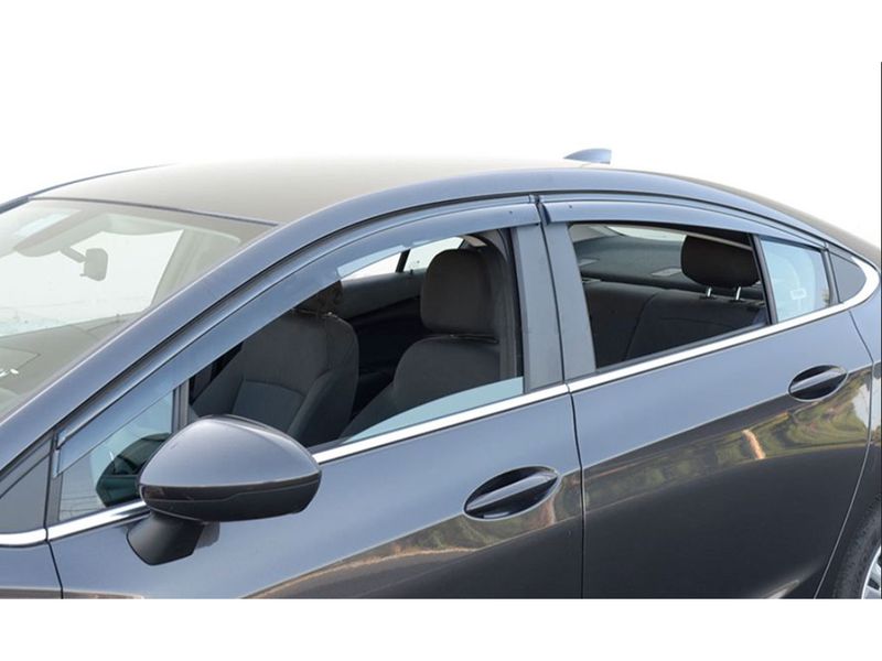 WELLvisors Tape-On Window Deflectors 3-847CH018 | RealTruck