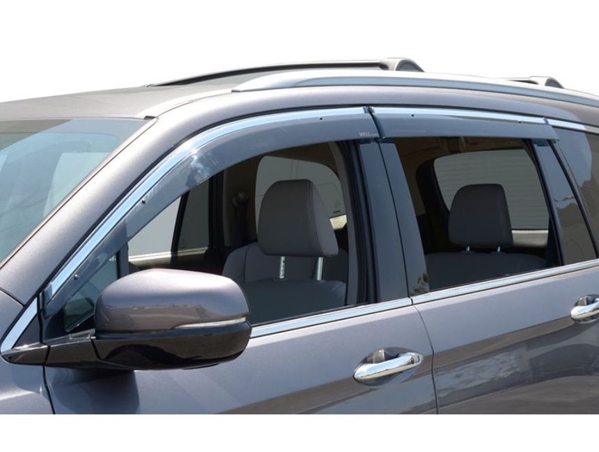 WELLvisors Tape-On Window Deflectors 3-847HD029 | RealTruck