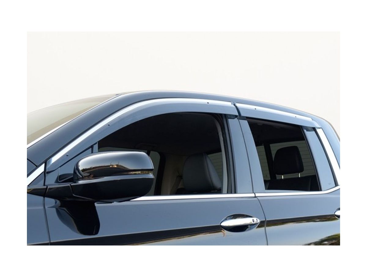 WELLvisors Tape-On Window Deflectors 3-847HD037 | RealTruck