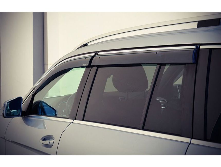 WELLvisors Tape-On Window Deflectors 3-847MB006 | RealTruck