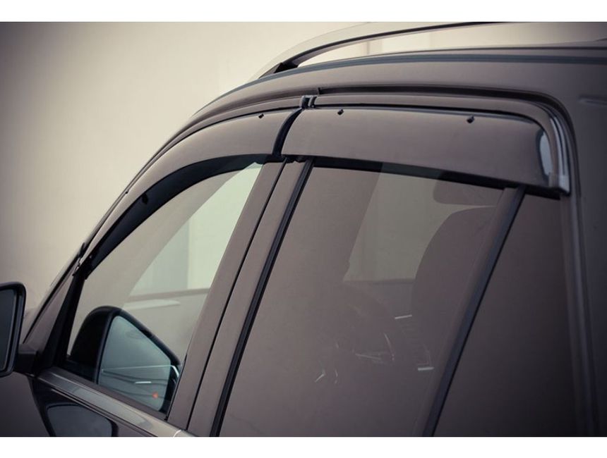 WELLvisors Tape-On Window Deflectors 3-847MB008 | RealTruck