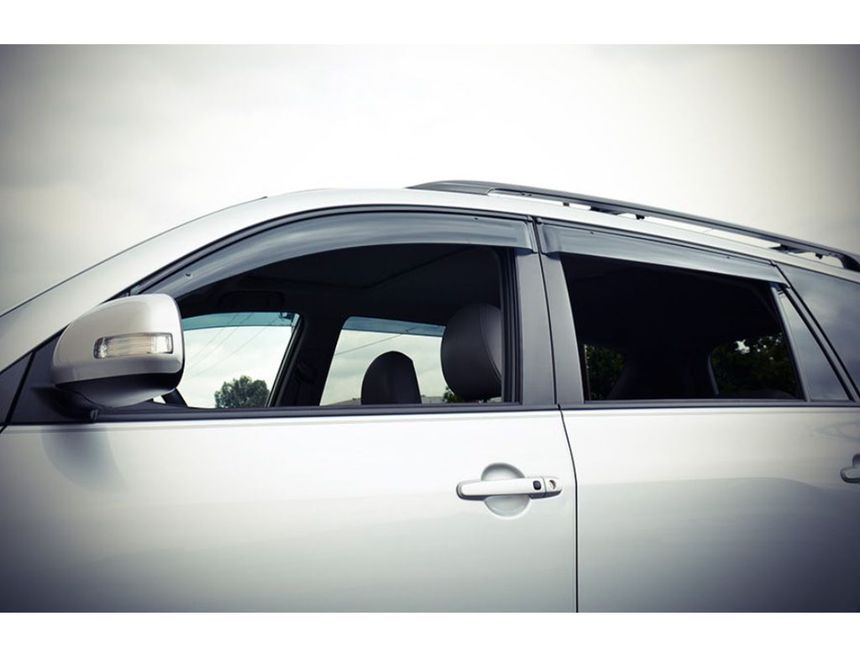 WELLvisors Tape-On Window Deflectors 3-847TY013 | RealTruck