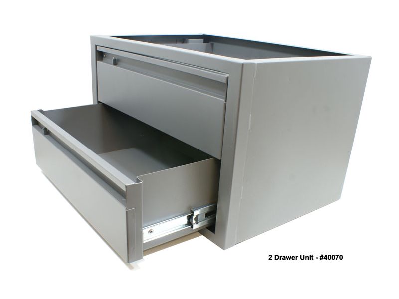Holman 20" Steel 2 Drawer Cabinet 40070 | RealTruck