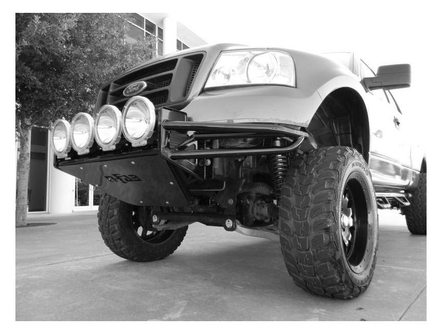 N-Fab RSP Textured Black Prerunner Front Bumper F044RSP-TX | RealTruck