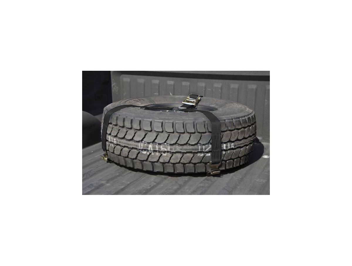 N-Fab Truck Bed Tire Carrier BM1TSBK | RealTruck