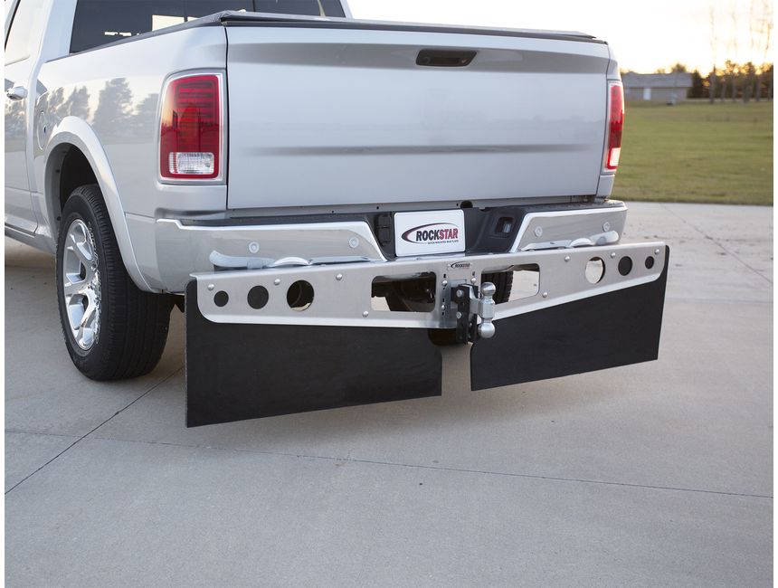 ROCKSTAR Hitch Mounted Mud Flaps ACI-A10100411 | RealTruck