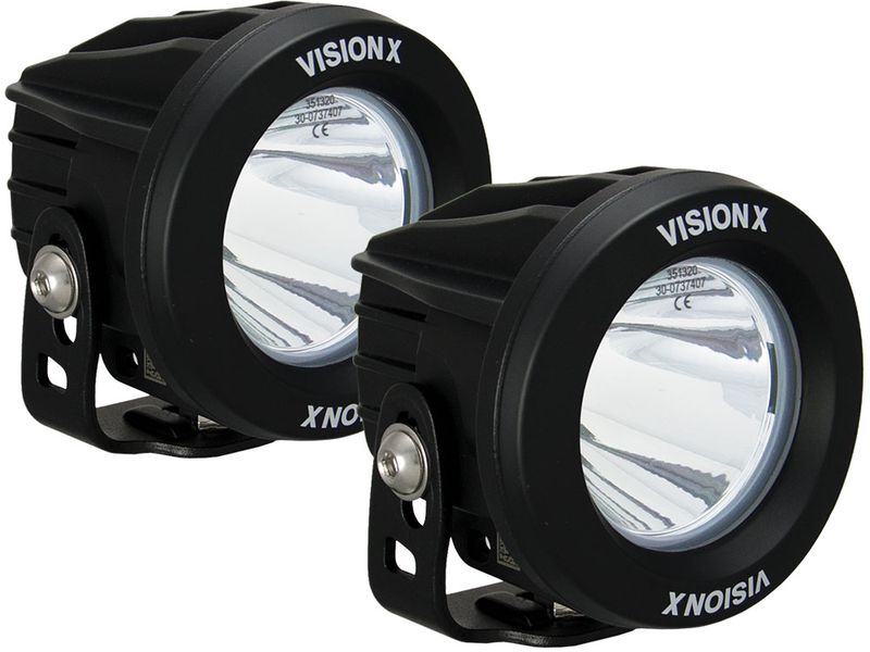 Vision X Optimus Round LED Off-Road Lights XIL-OPR160KIT | RealTruck