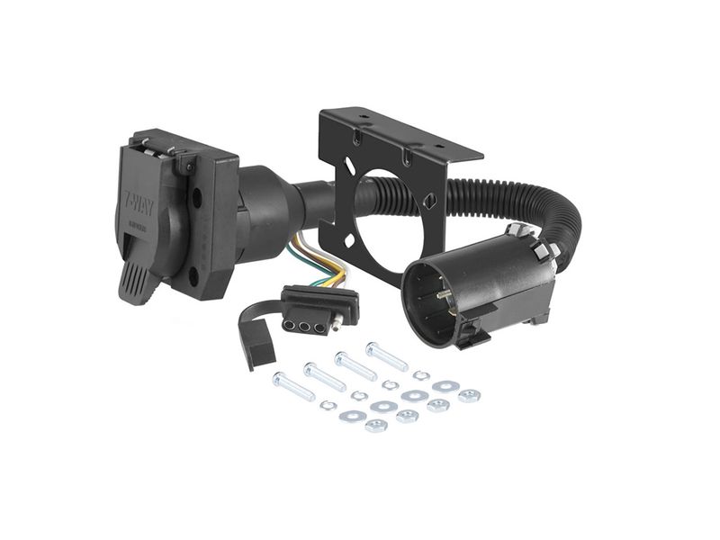 Curt Dual-Output 7 & 4-Way Connector 55774 | RealTruck