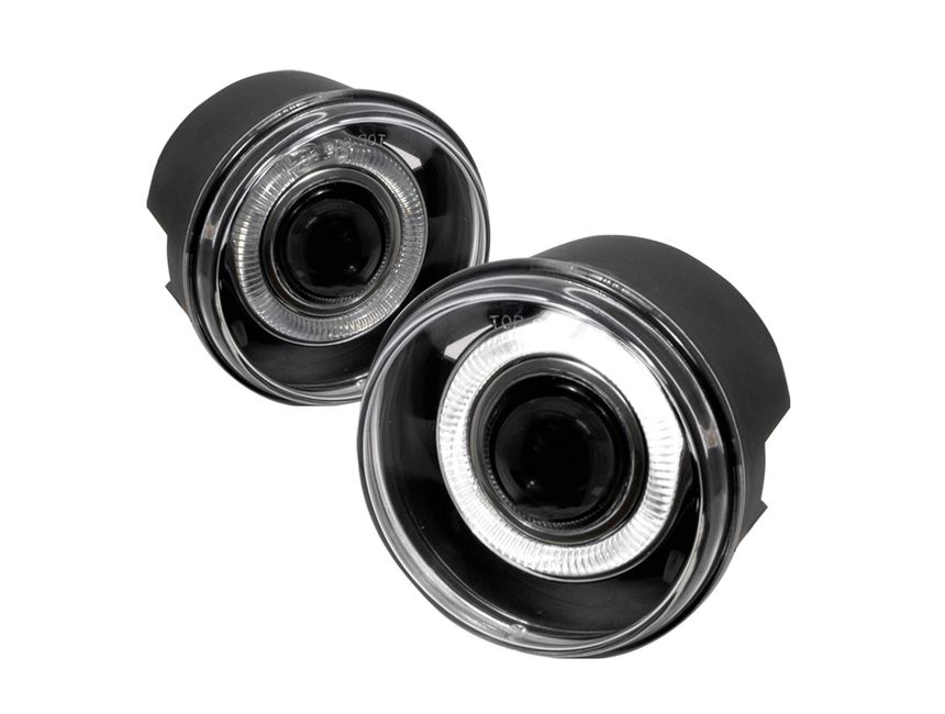 SPEC-D LED Halo Projector Fog Lights LFP-GKEE04H-WJ | RealTruck