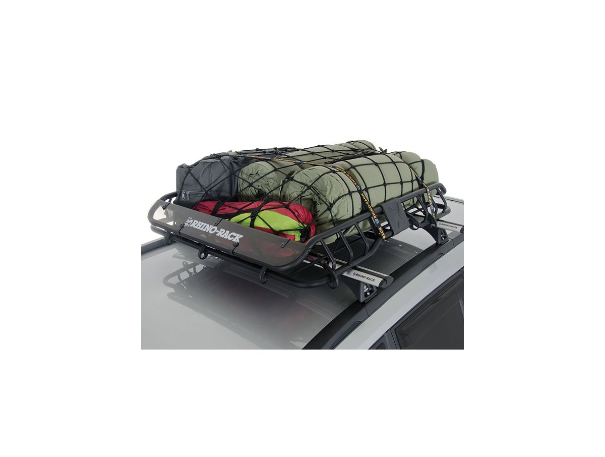 Rhino Rack Roof Mount Cargo Basket RMCB01 | RealTruck