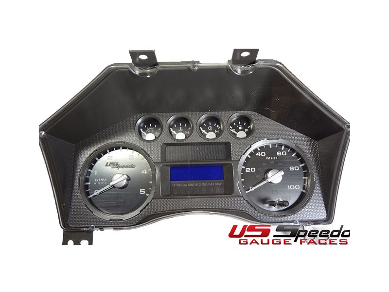 US Speedo Stealth Edition Gauge Face Kit SEF19 | RealTruck
