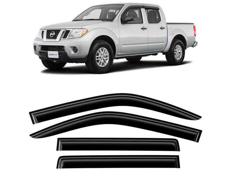 CLIM ART Tape-On Unbreakable Side Window Deflectors 405161 | RealTruck