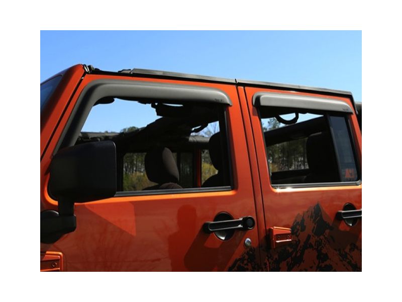 Rugged Ridge Jeep Window Deflectors | RealTruck