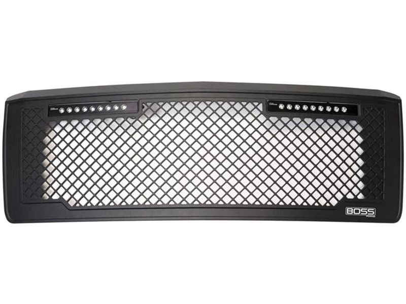 Putco Boss LED Grille w/ Luminix Light Bars 270507BL | RealTruck