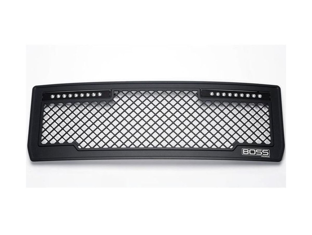 Putco Boss LED Grille w/ Luminix Light Bars 270512BL | RealTruck