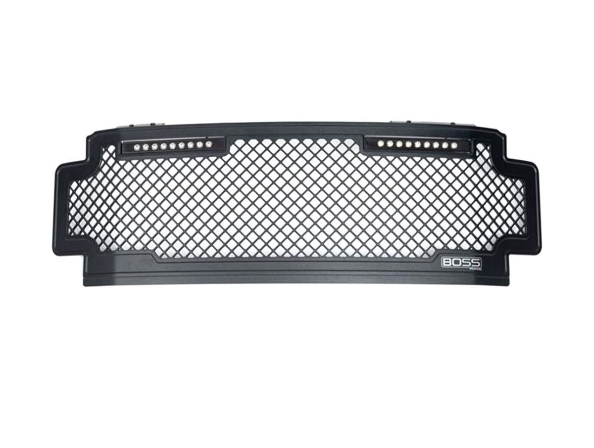 Putco Boss LED Grille w/ Luminix Light Bars 270547BL | RealTruck