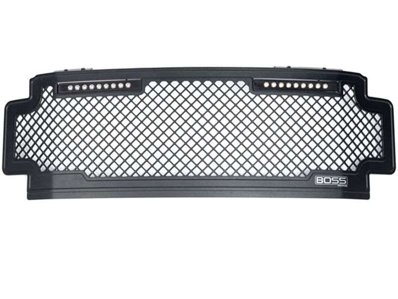 Putco Boss LED Grille w/ Luminix Light Bars 270547BL | RealTruck