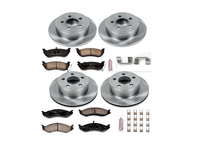 Power Stop Autospecialty Front & Rear Brake Kit KOE2154 | RealTruck