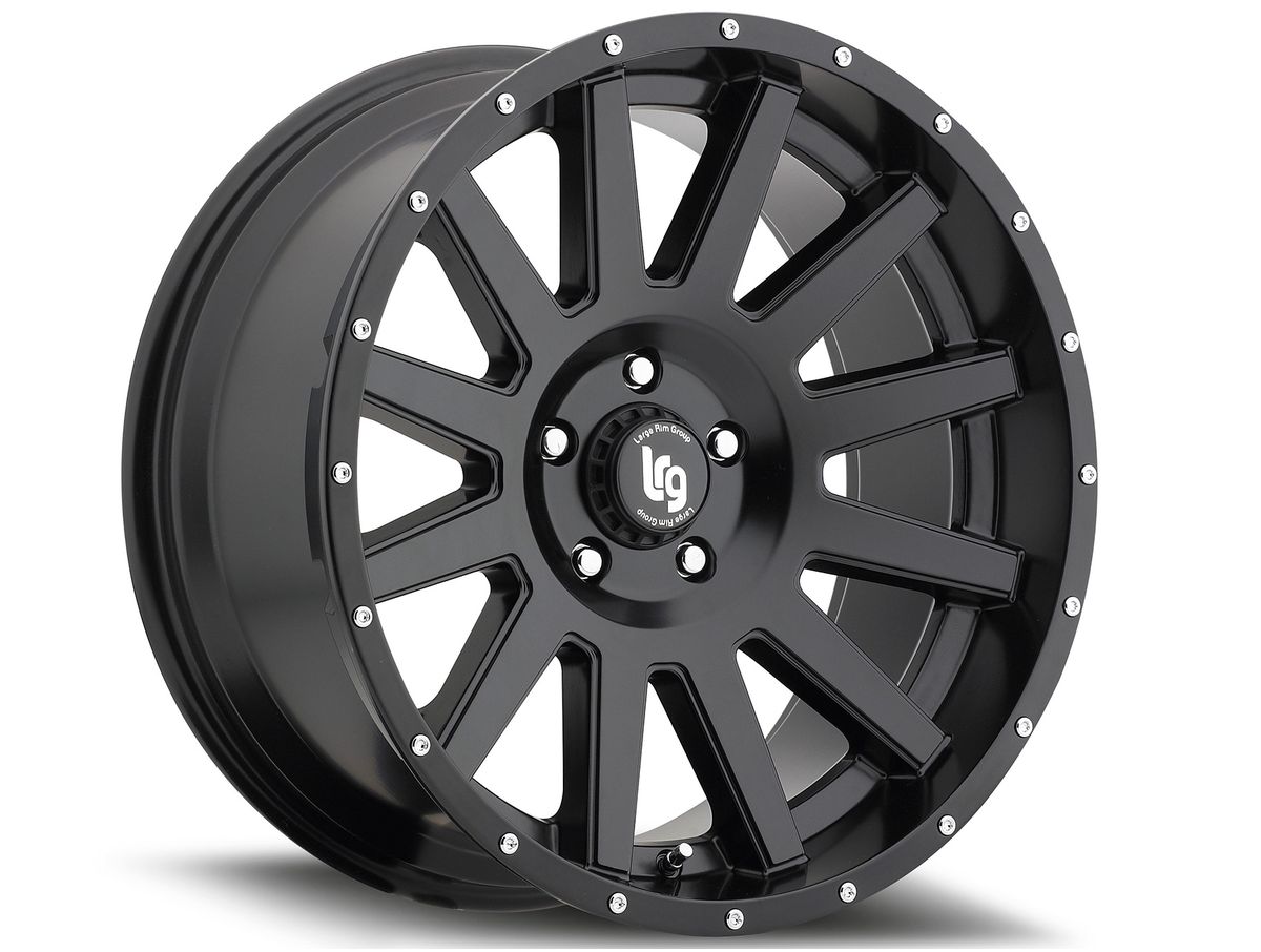 LRG Black Gamer Wheels | RealTruck