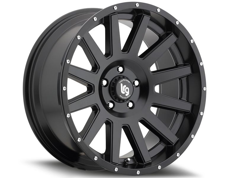 LRG Black Gamer Wheels | RealTruck