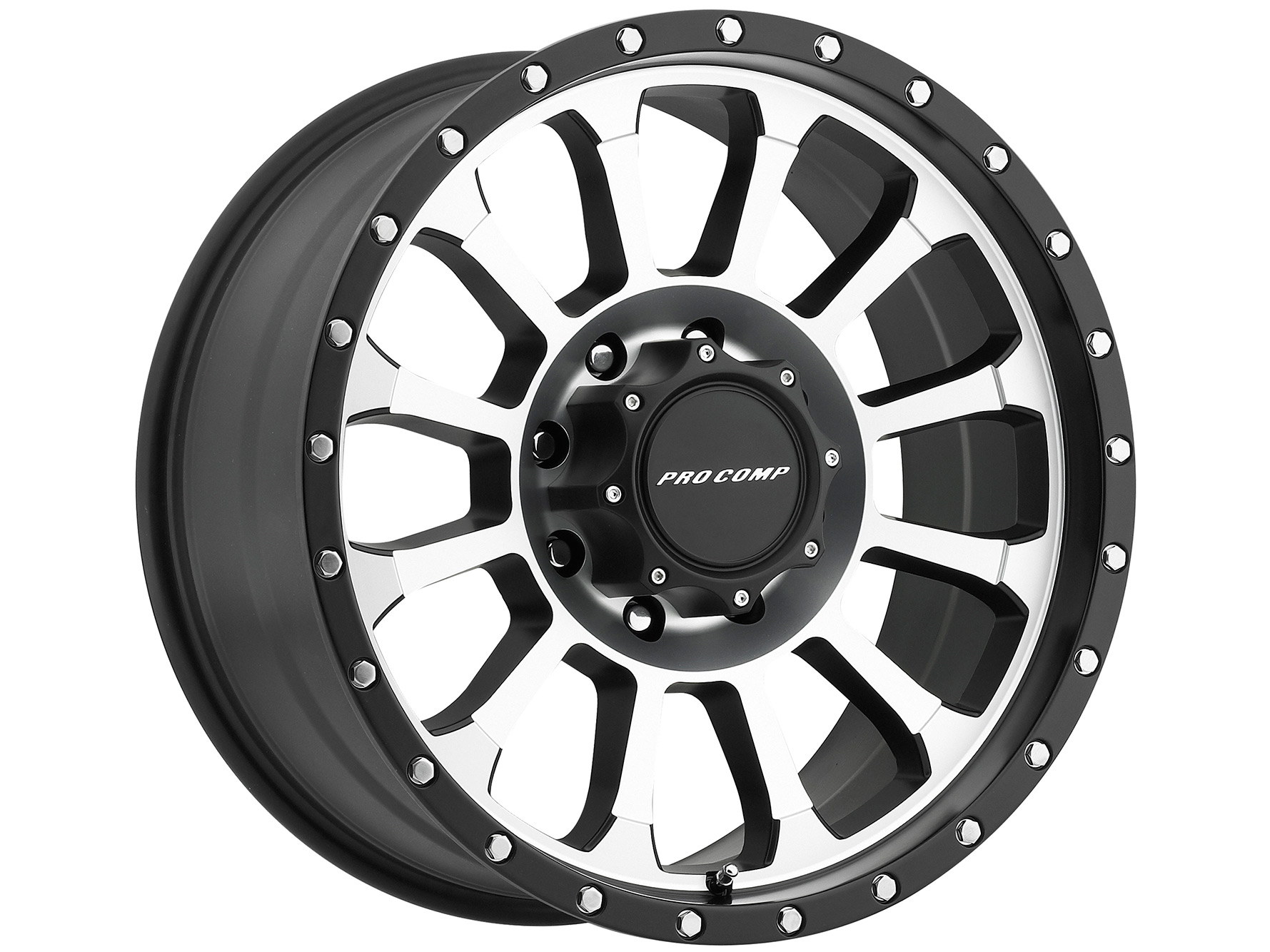 Pro Comp Machined Matte Black 34 Rockwell Wheels | RealTruck