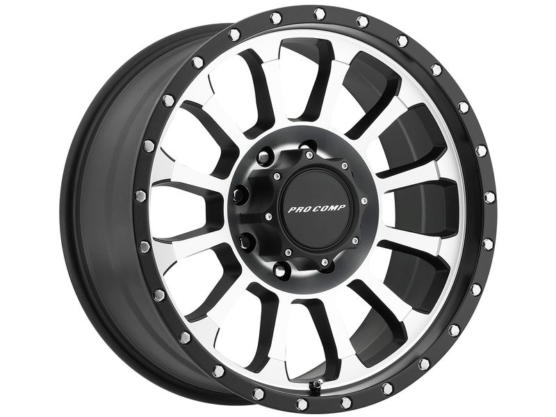 Pro Comp Machined Matte Black 34 Rockwell Wheels | RealTruck