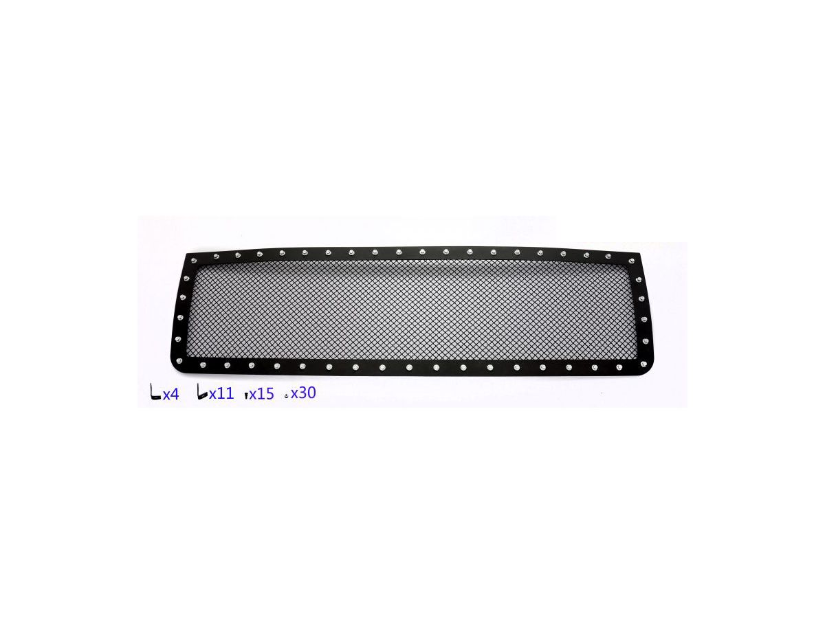 Auto Parts Specialist Riveted Mesh Grille GR07LFD75H | RealTruck