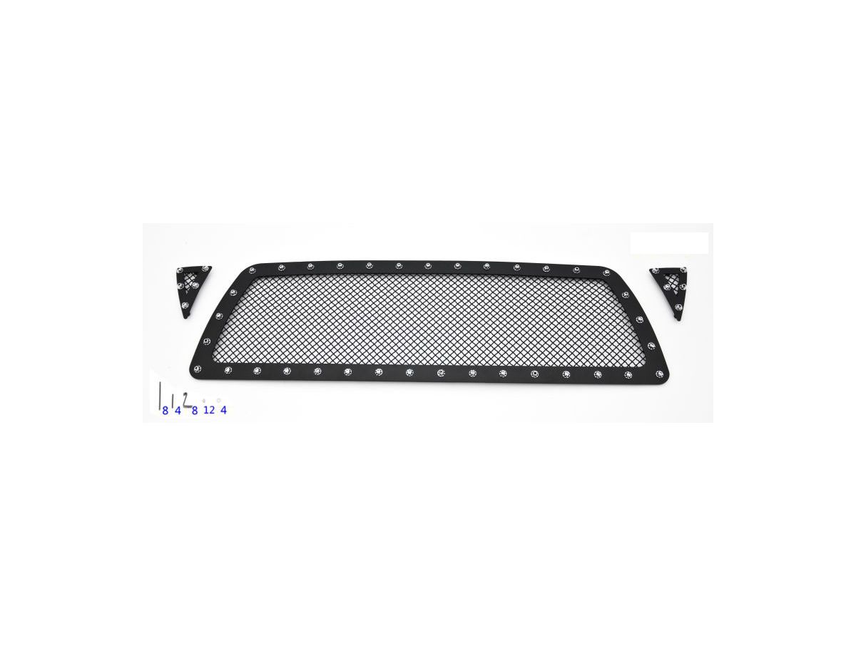 Auto Parts Specialist Riveted Mesh Grille GR20LFD56H | RealTruck