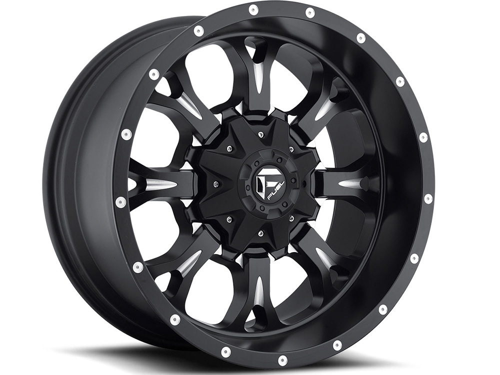 Fuel Matte Black Krank Wheels | RealTruck