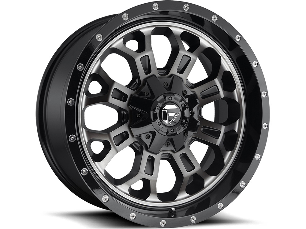 Fuel Machined Black Crush Wheels | RealTruck
