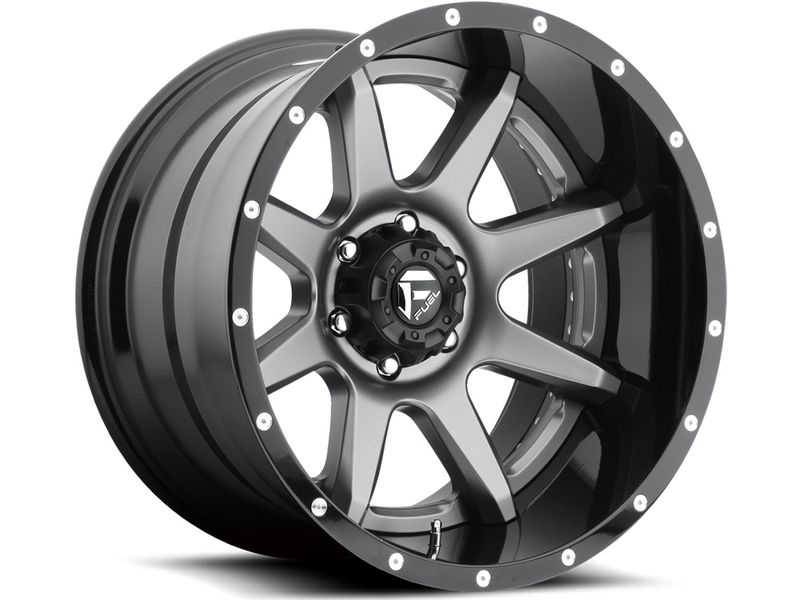 Fuel Two-Piece Grey Rampage Wheel D23822201747 | RealTruck
