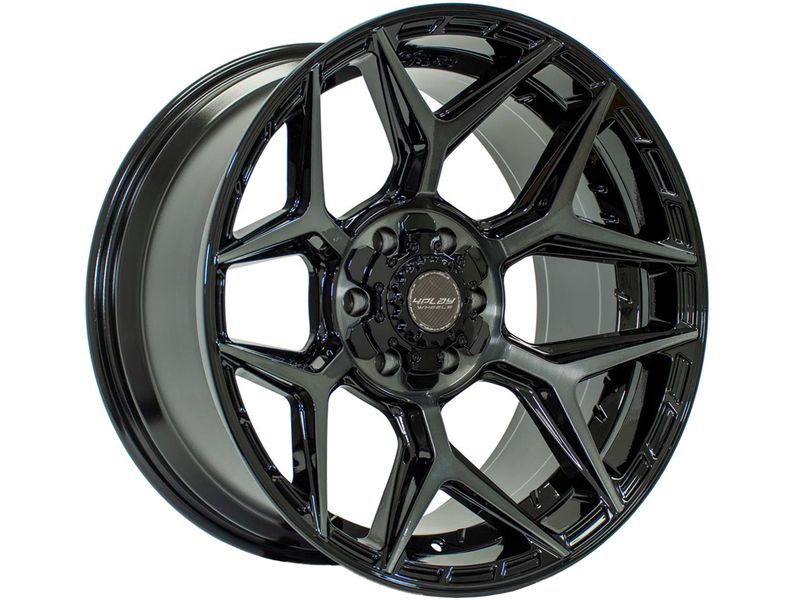 4Play Brushed Black 4P06 Wheel 4P06-22120-6D55-44BBT | RealTruck
