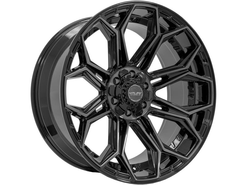 4Play Brushed Black 4P83 Wheel 4P83-22100-6D55-18BBT | RealTruck