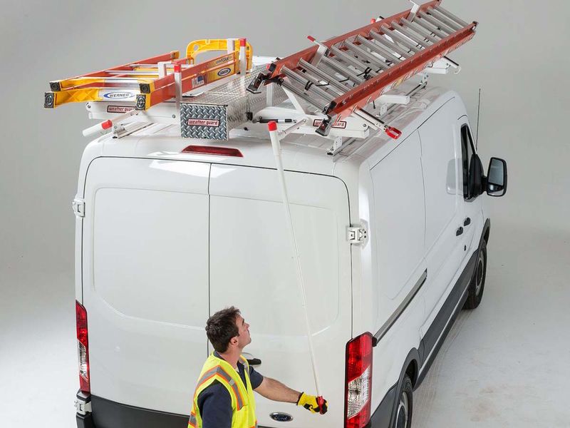WEATHER GUARD Drop Down Van Ladder Rack | RealTruck